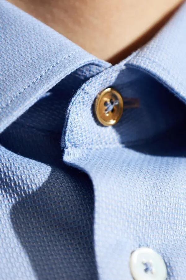 Paul Smith Tailored-fit Pin-dot Easy Care Shirt - Blue