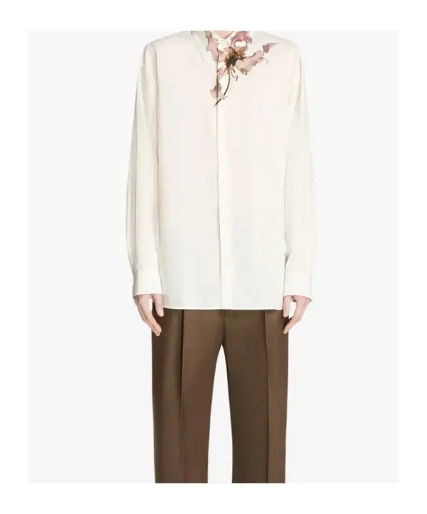 Dries Van Noten Floral-print Cotton Shirt