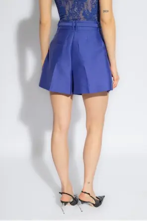 Zimmermann Belted High-waisted Shorts