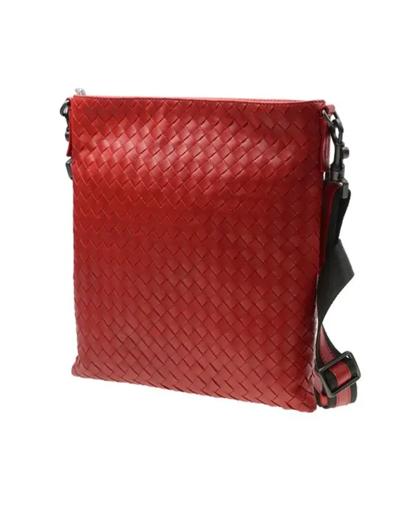 Bottega Veneta Logo Woven Shoulder Bag