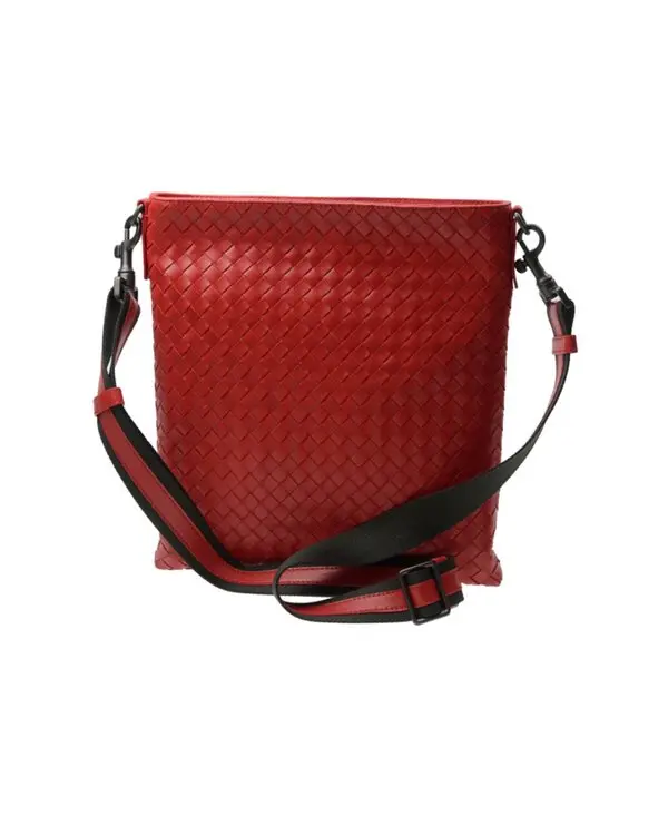 Bottega Veneta Logo Woven Shoulder Bag