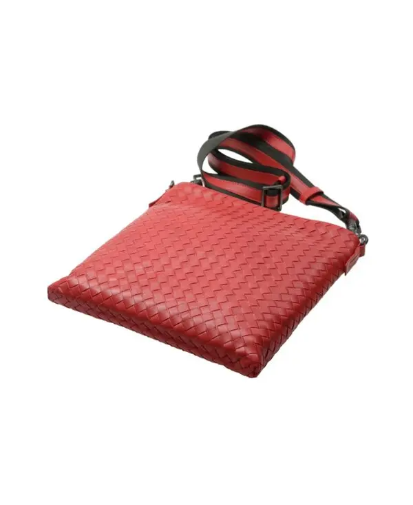 Bottega Veneta Logo Woven Shoulder Bag
