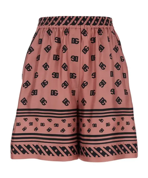 Dolce & Gabbana Dg Logo Print Shorts
