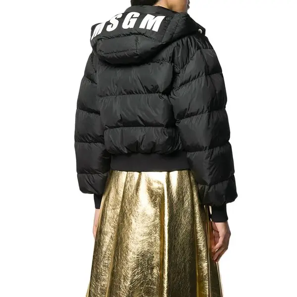 MSGM Padded Logo Down Jacket