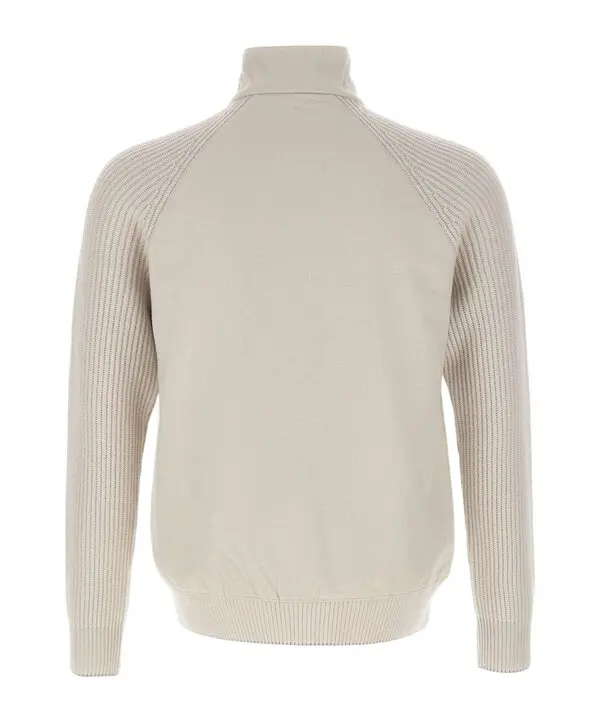 Eleventy Ribbed Knit Jacket