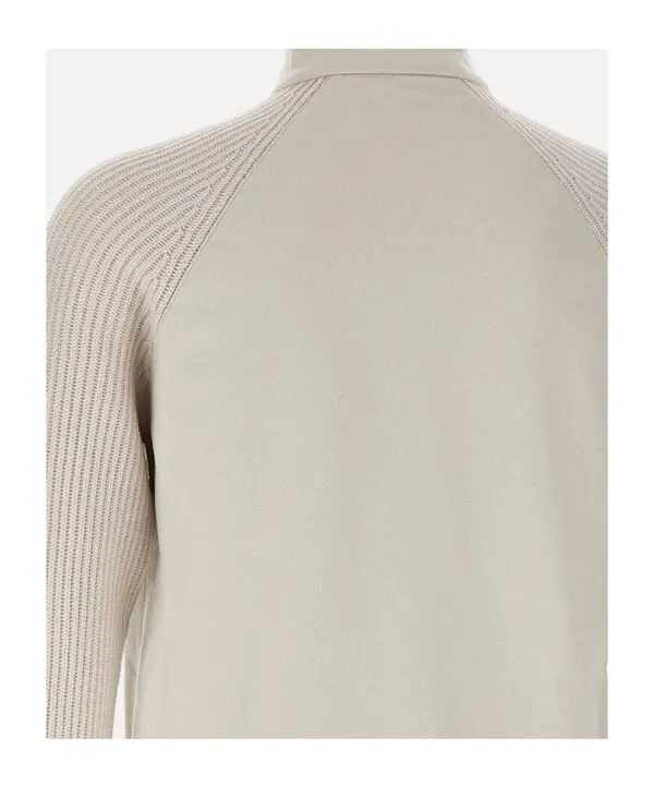 Eleventy Ribbed Knit Jacket