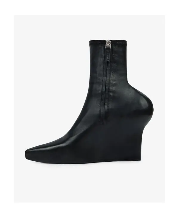 Givenchy Nappa Leather Wedge Ankle Boots