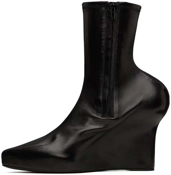 Givenchy Nappa Leather Wedge Ankle Boots