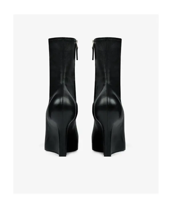Givenchy Nappa Leather Wedge Ankle Boots