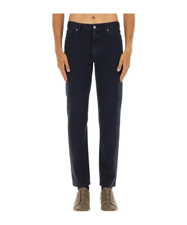 Zegna Belt Loop Jeans - Black