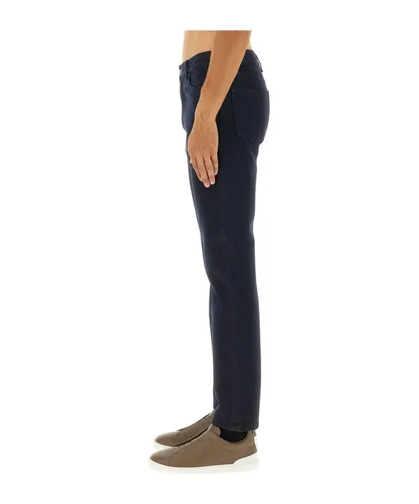 Zegna Belt Loop Jeans - Black