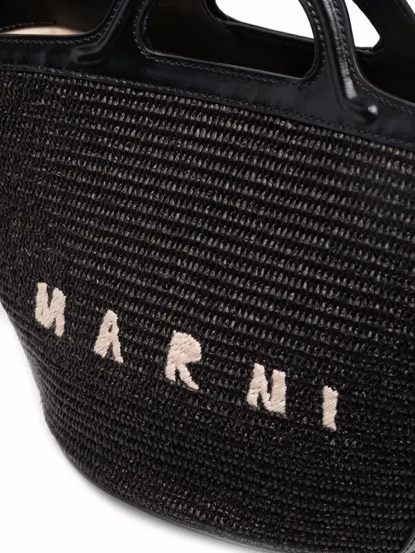 Marni Tropicalia Small Tote Bag - Black