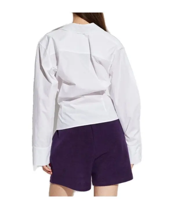Attico Asymmetrical Button-up Shirt - No