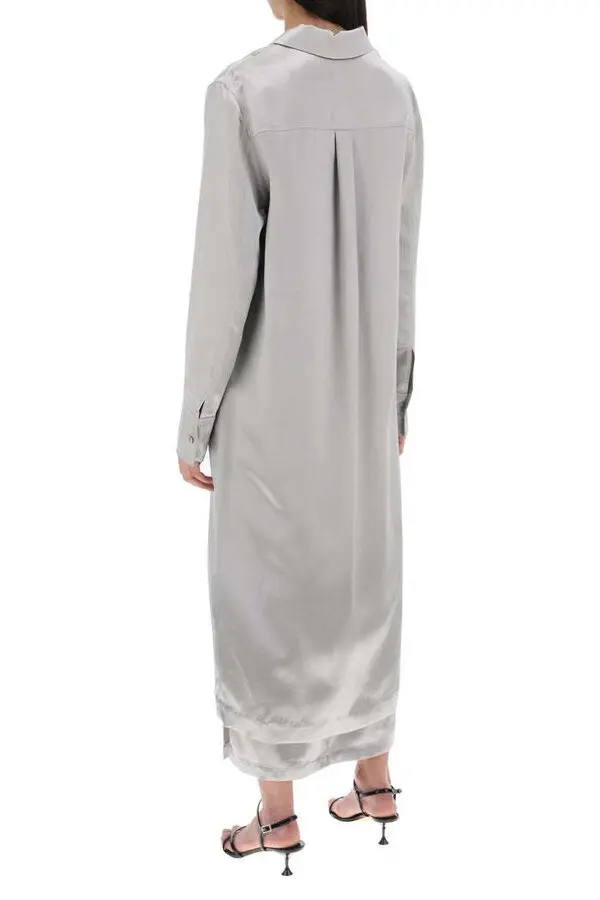 LOULOU STUDIO Long-sleeved Shirt With Notched Collar