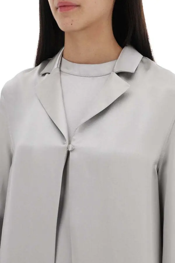 LOULOU STUDIO Long-sleeved Shirt With Notched Collar