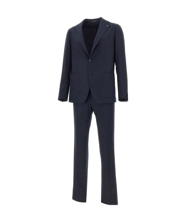 Tagliatore Slim Fit Two Piece Suit - Blue