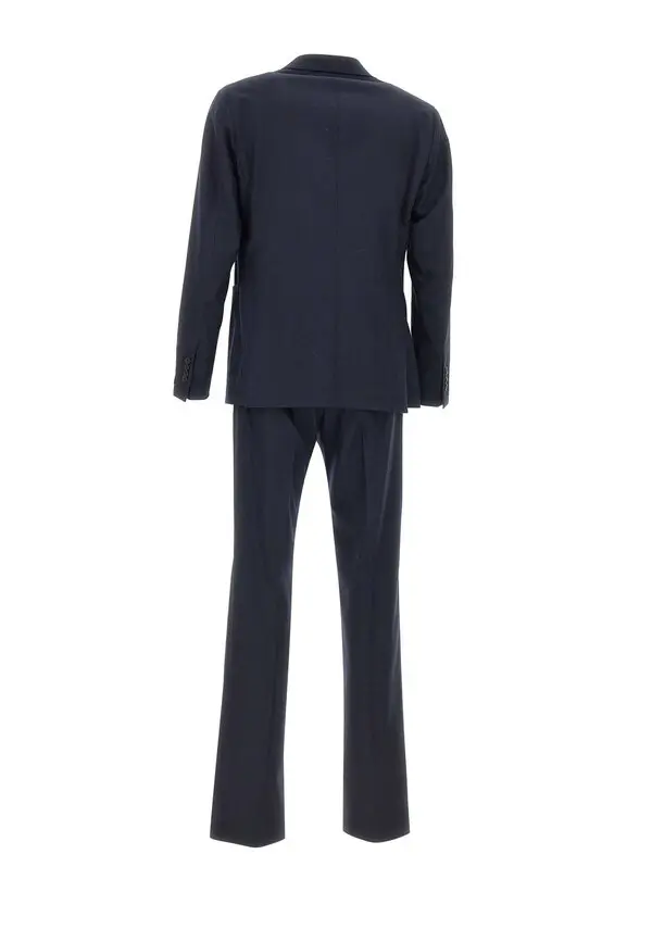 Tagliatore Slim Fit Two Piece Suit - Blue