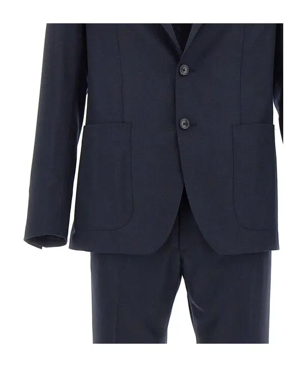 Tagliatore Slim Fit Two Piece Suit - Blue