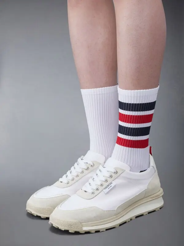 Thom Browne Round Toe Lace-up Sneakers