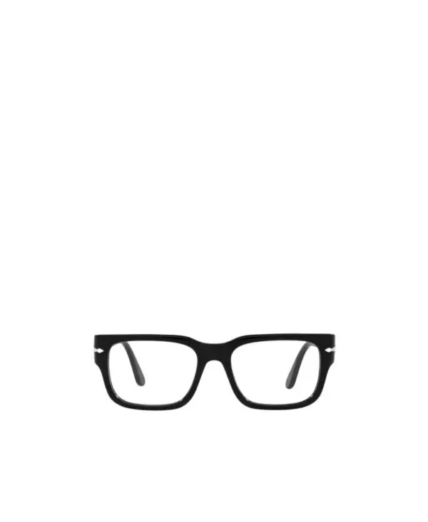Persol Rectangle Frame Eyeglasses - Black