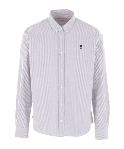 AMI Paris Long-sleeved Striped Shirt