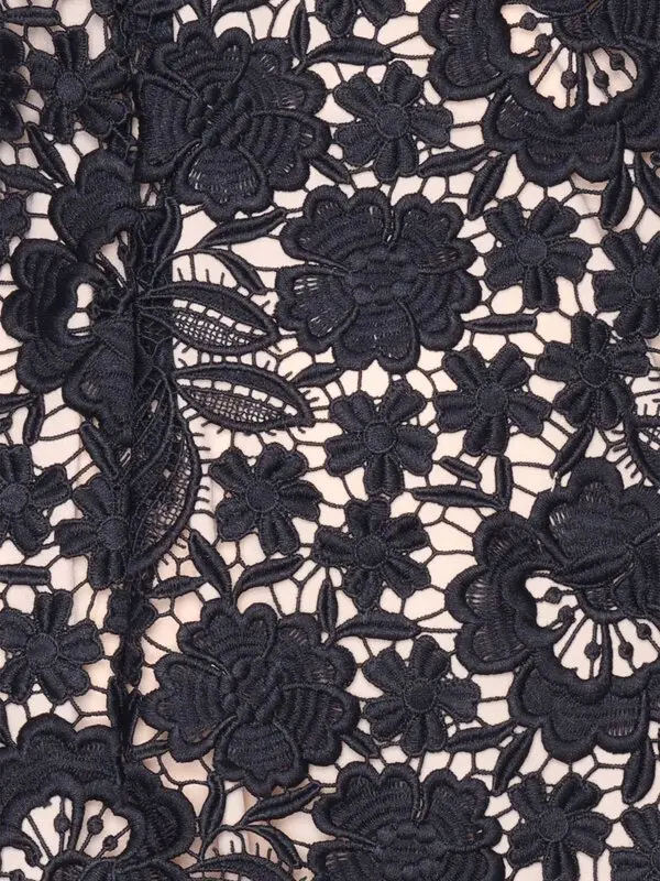P.a.r.o.s.h Peonia Floral Lace Midi Dress