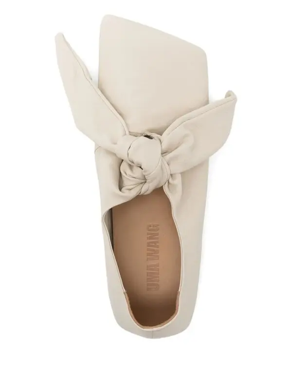 UMA WANG Ballet Flats - White
