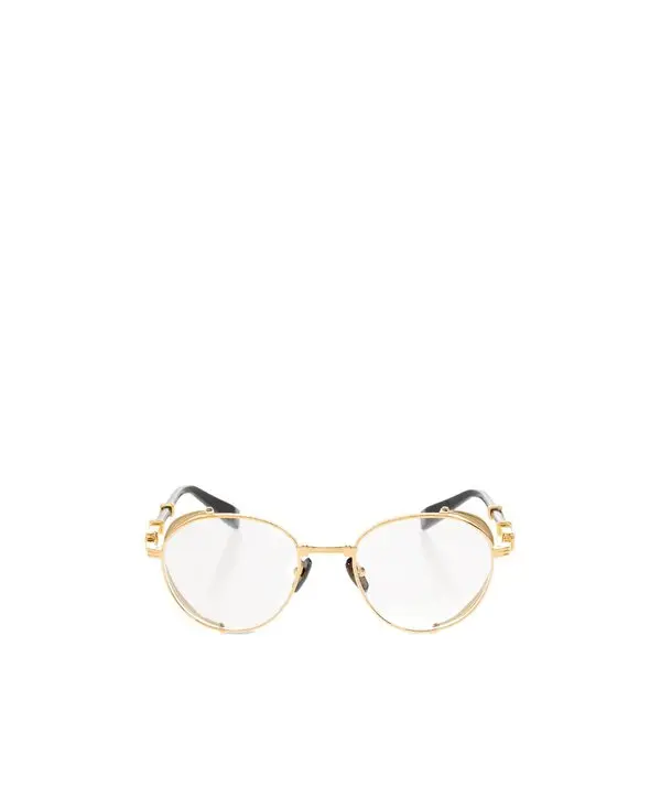 Balmain Round Frame Eyeglasses - White