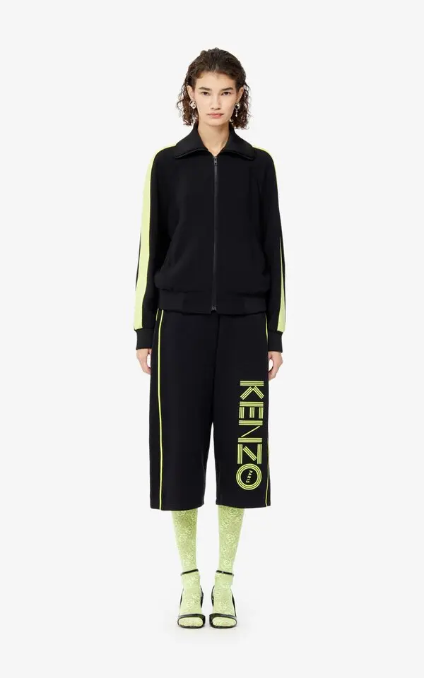 Kenzo Bamboo Tiger Embroidered Zip-up Blouson Jacket