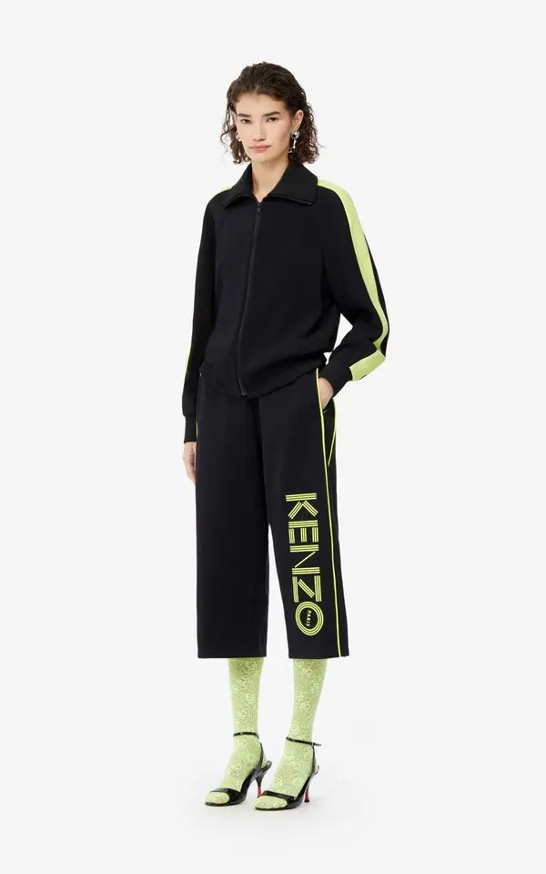 Kenzo Bamboo Tiger Embroidered Zip-up Blouson Jacket
