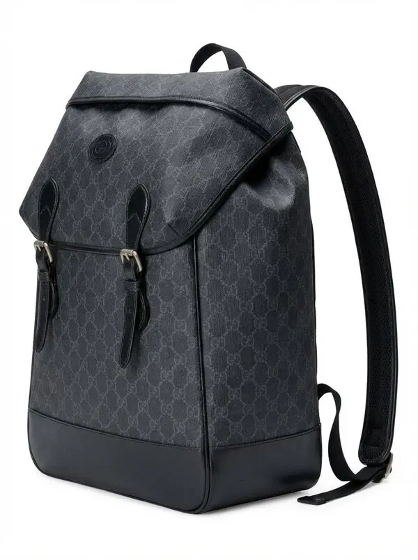 Gucci Gg Supreme Backpack - Black