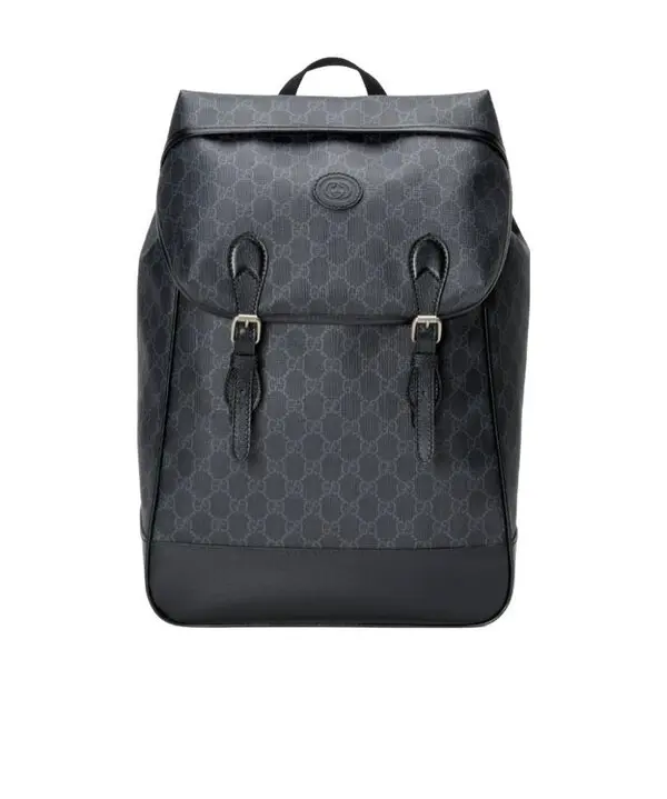 Gucci Gg Supreme Backpack - Black