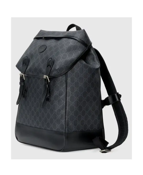 Gucci Gg Supreme Backpack - Black