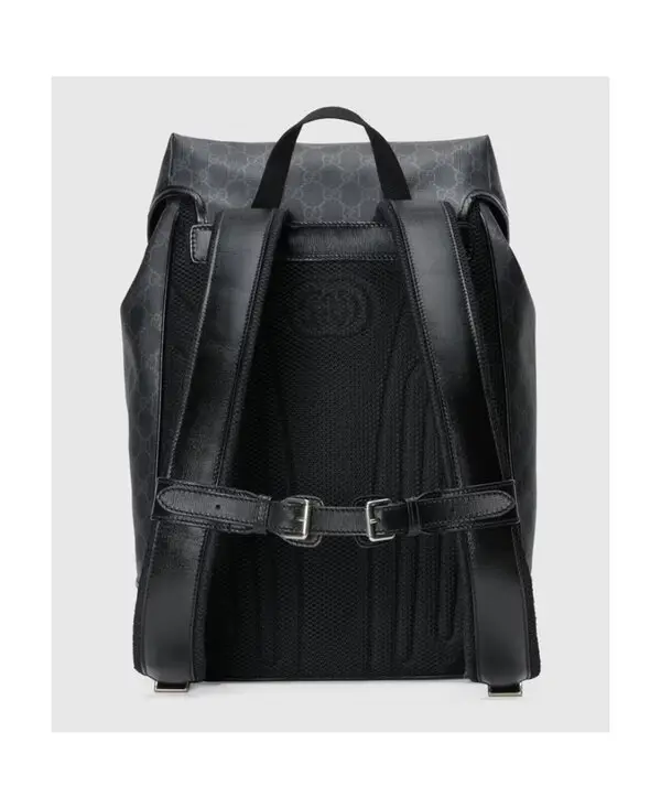 Gucci Gg Supreme Backpack - Black