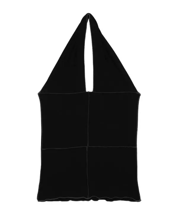 BASERANGE Sleeveless Halter Top Solid