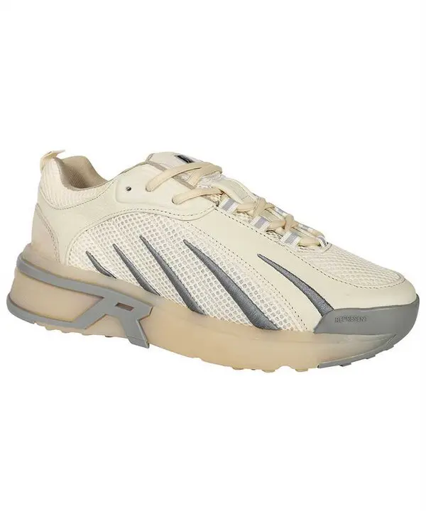 REPRESENT Logo Sports Lace-up Sneakers - Nude