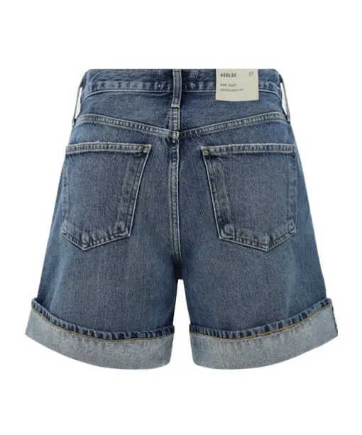 AGOLDE Dame Turn-up Hem Shorts