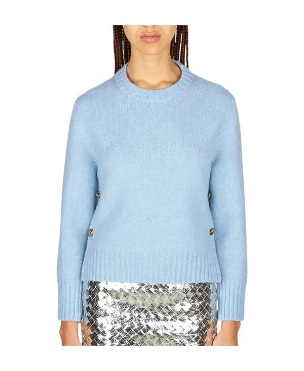 Bottega Veneta Knot Button Regular Fit Jumper