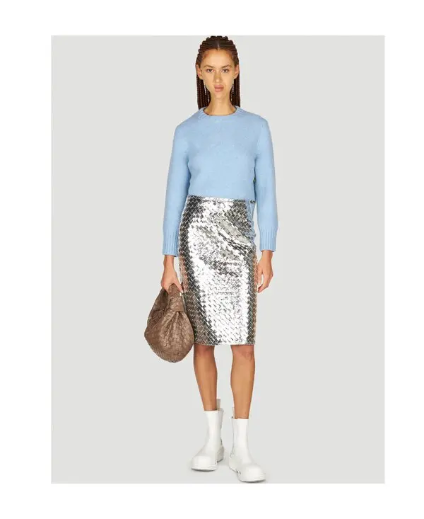 Bottega Veneta Knot Button Regular Fit Jumper
