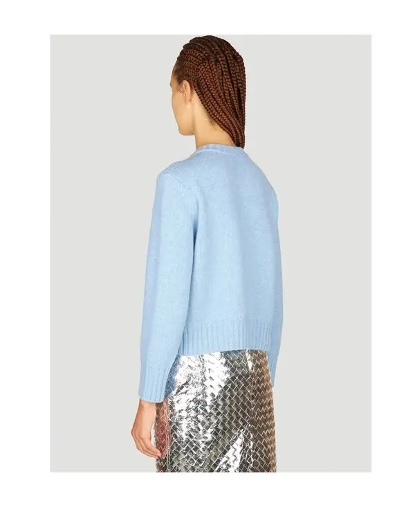 Bottega Veneta Knot Button Regular Fit Jumper