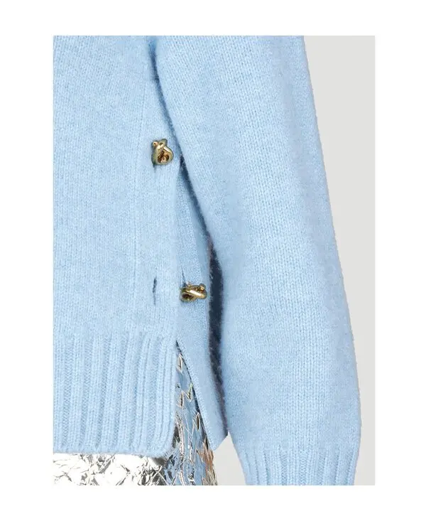 Bottega Veneta Knot Button Regular Fit Jumper