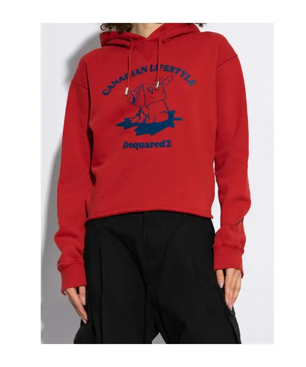 Dsquared2 Canadian Lifestyle Graphic Hoodie