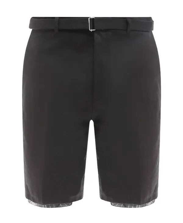 LANVIN Logo Casual Shorts - Black