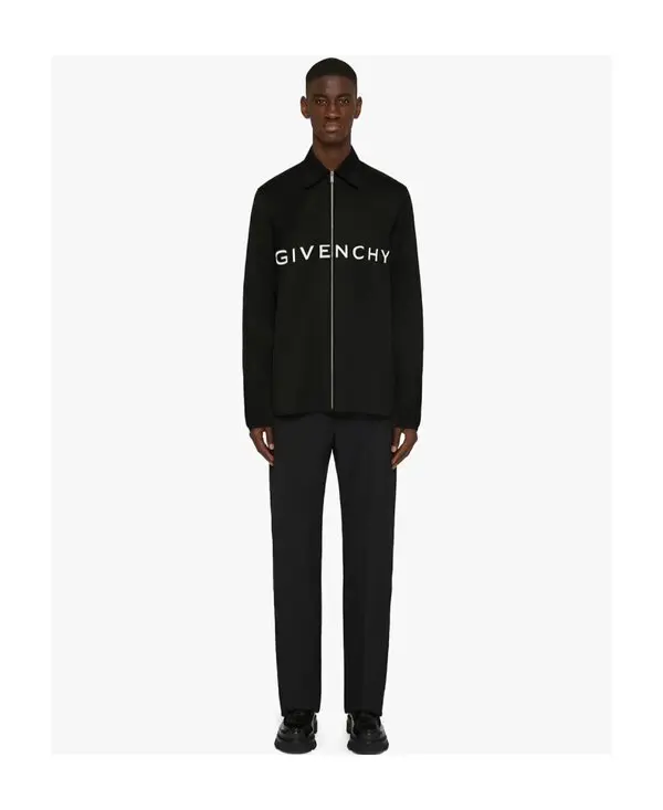 Givenchy Archetype Zipped Shirt - Black