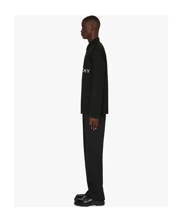 Givenchy Archetype Zipped Shirt - Black
