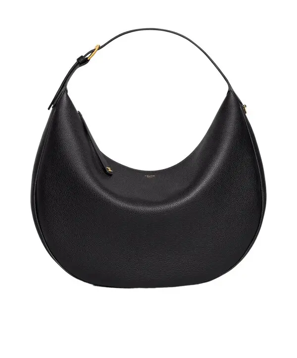 Celine Large Lulu Hobo Bag In Grained Calfskin