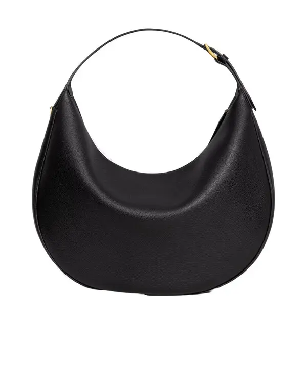 Celine Large Lulu Hobo Bag In Grained Calfskin