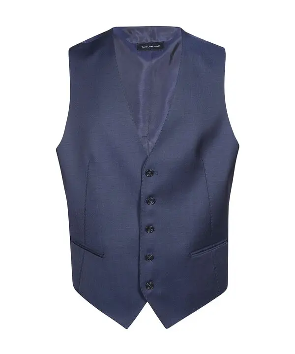 Tagliatore Brian Waistcoat - Blue