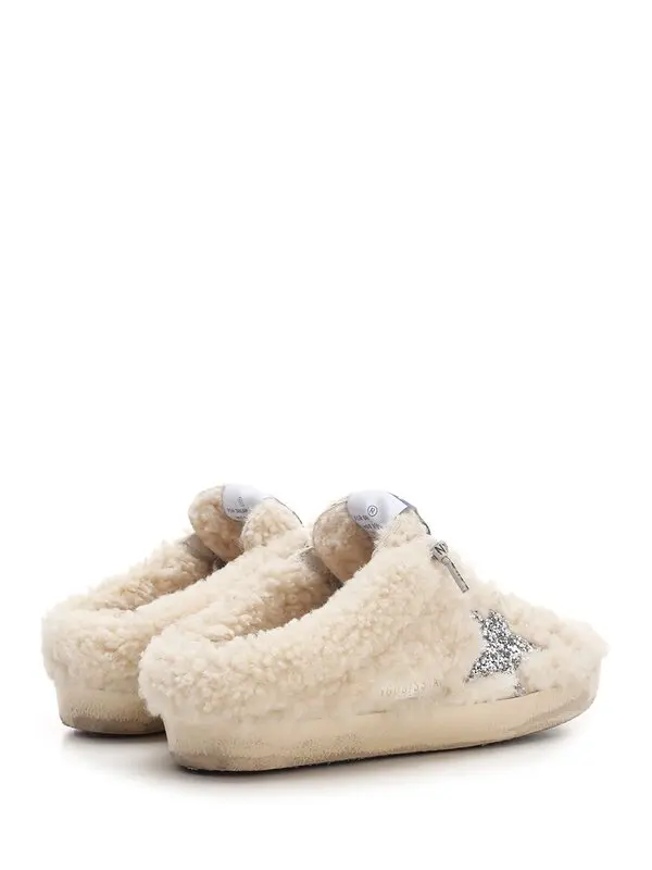 GOLDEN GOOSE Superstar Shearling Slip-on Sneakers