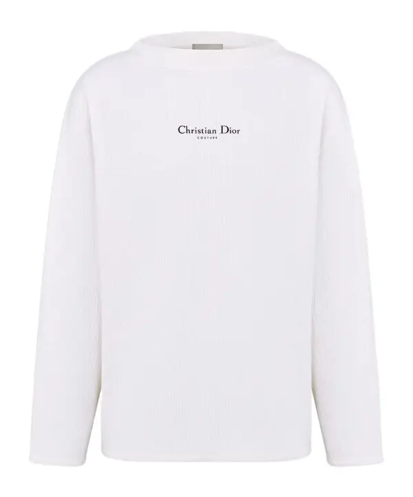 Dior Long-sleeved Jumper With Pattern - White